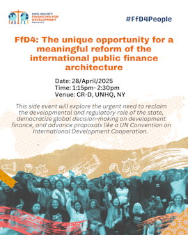 FfD4: The unique opportunity for a meaningful reform of the ...