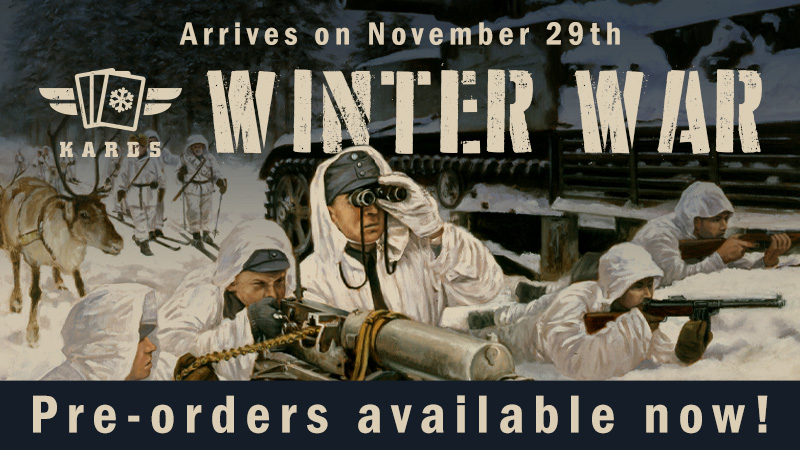 KARDS Winter War Expansion Arrives on November 29th! | KARDS: The WWII ...