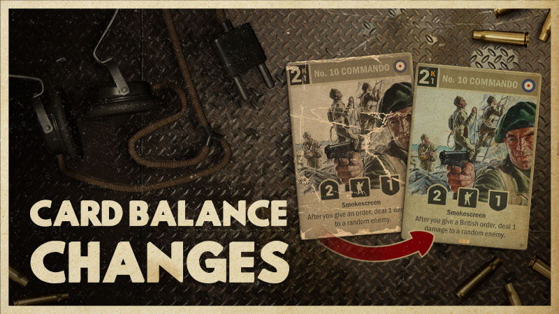 Dev Blog - Balance Patch August 2025 | KARDS: The WWII Card Game