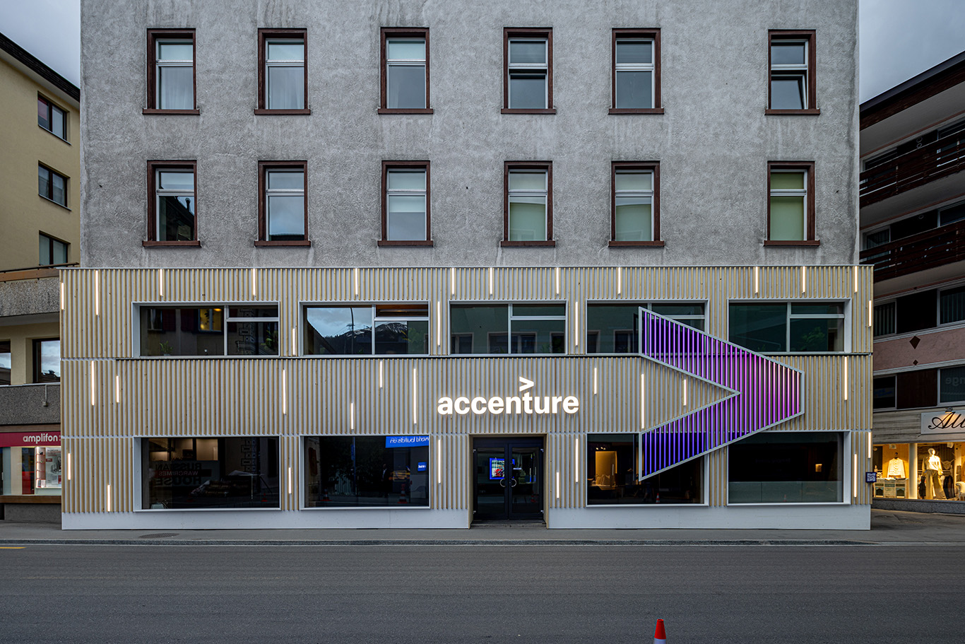 Markenpräsentation – Accenture-Pavillon am WEF | Ruba