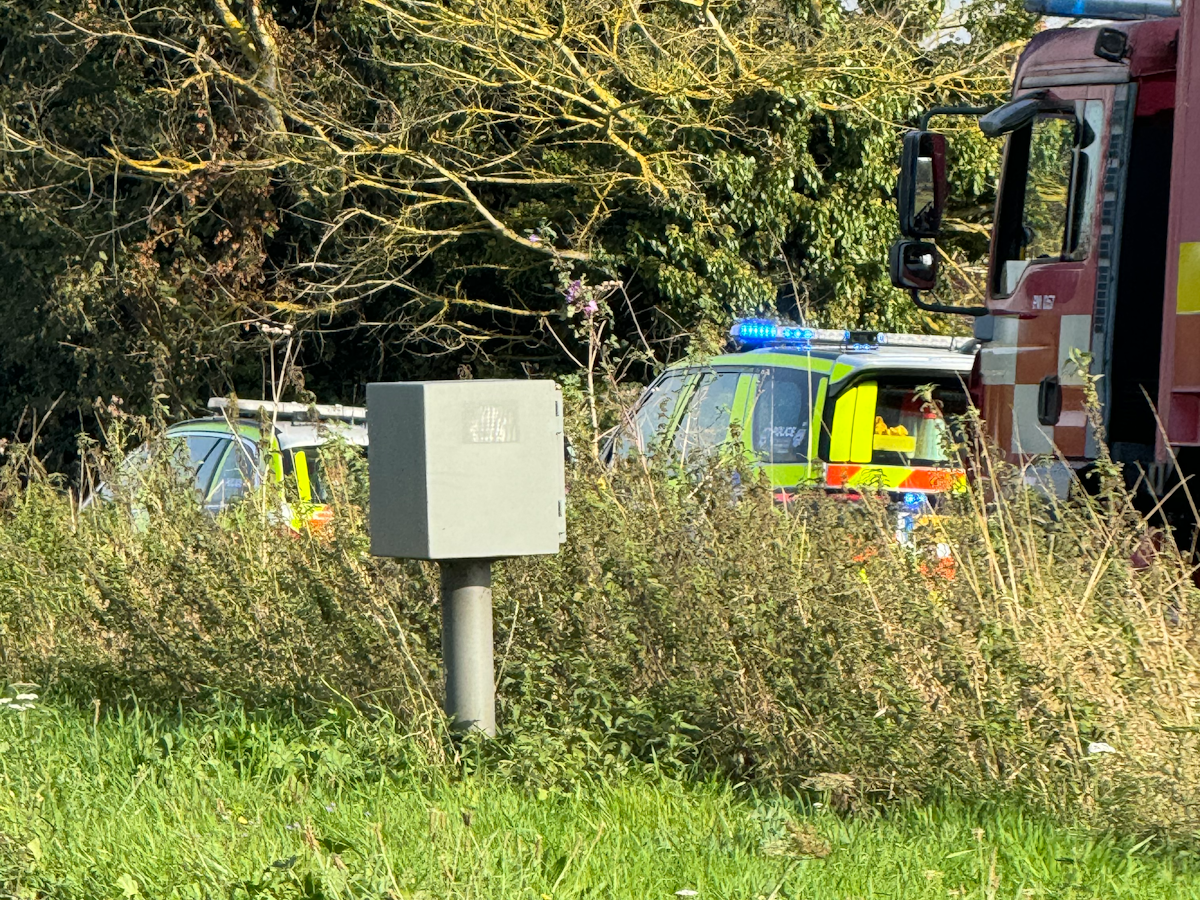Large police convoy including search and rescue team spotted in Bramford