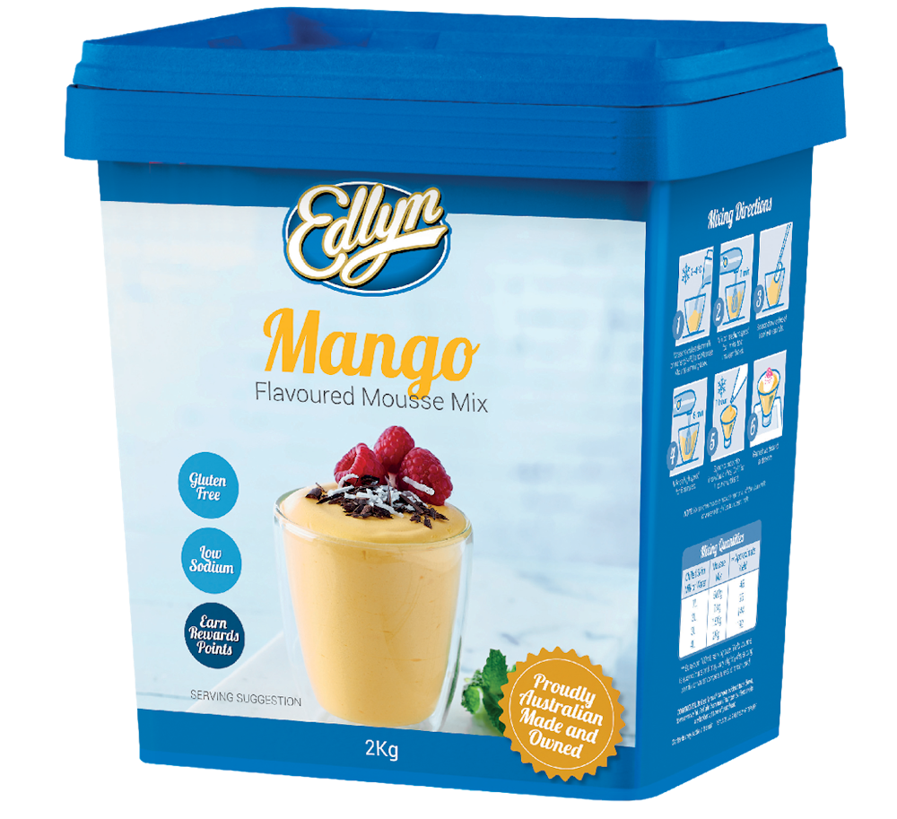 Mousse Mango 2kg Bulk Online | Edlyn Foods