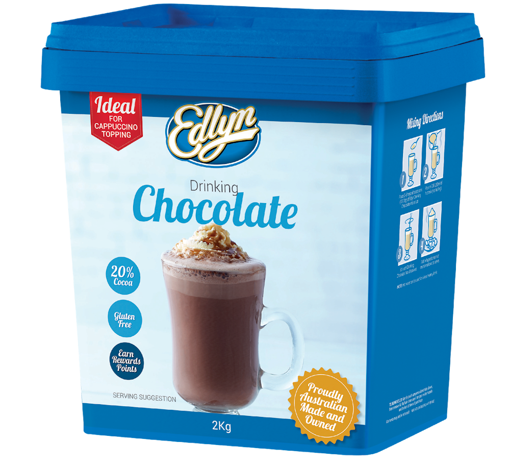 Drinking Chocolate 2kg Bulk Online | Edlyn Foods