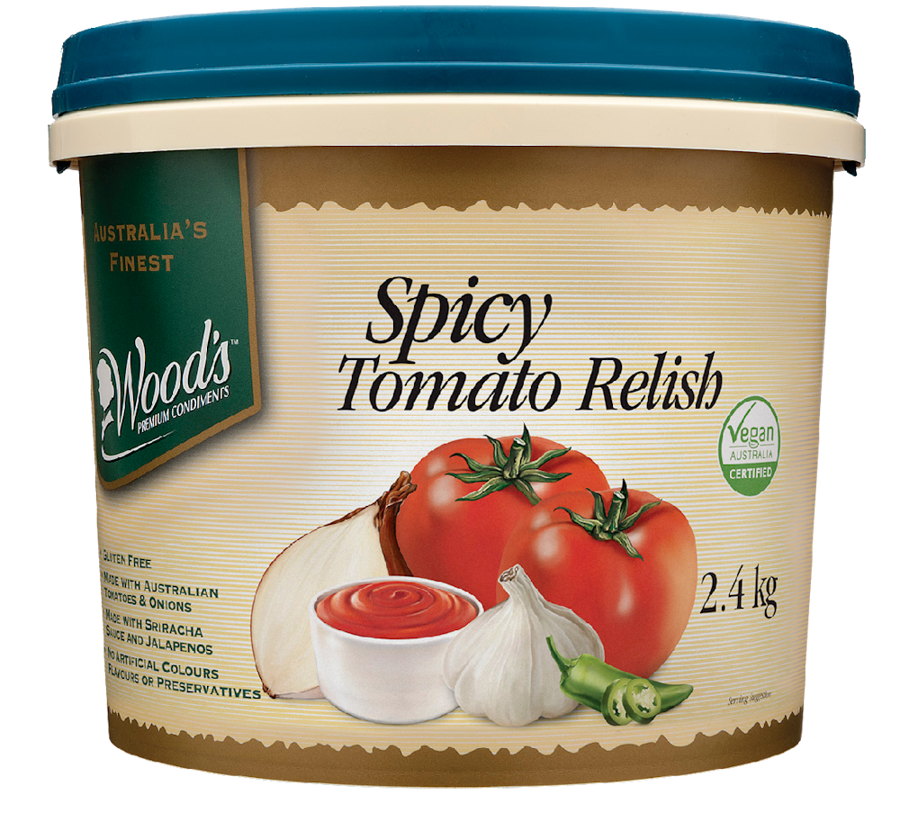 Spicy Tomato Relish 2.4kg Bulk Online | Edlyn Foods