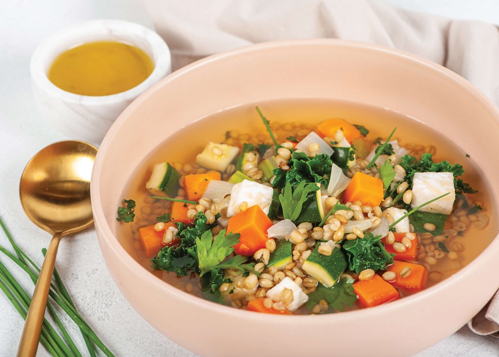 Freekeh Vegetable Soup Recipe Australia | Edlyn Foods