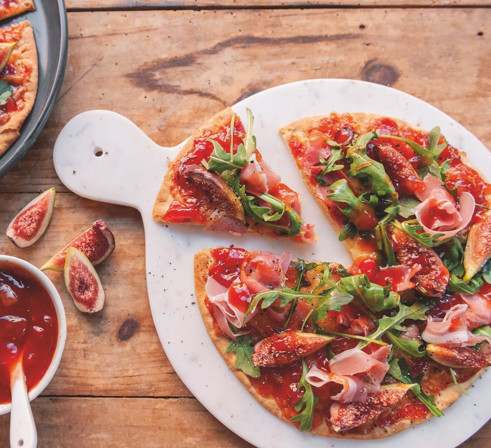 Fig, Prosciutto & Chilli Jam Pizza Recipe Australia | Edlyn Foods