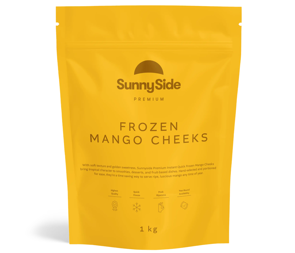 Frozen Mango Cheeks Bulk Online | Edlyn Foods