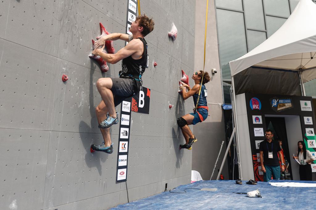 Racing to the top: NZ speed climber's success in Asia