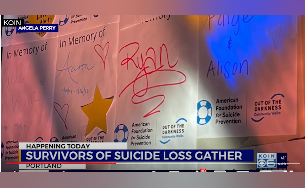 Survivors of suicide loss gathered in Portland for day of healing and ... Survivors of suicide loss gathered in Portland for day of healing and ...