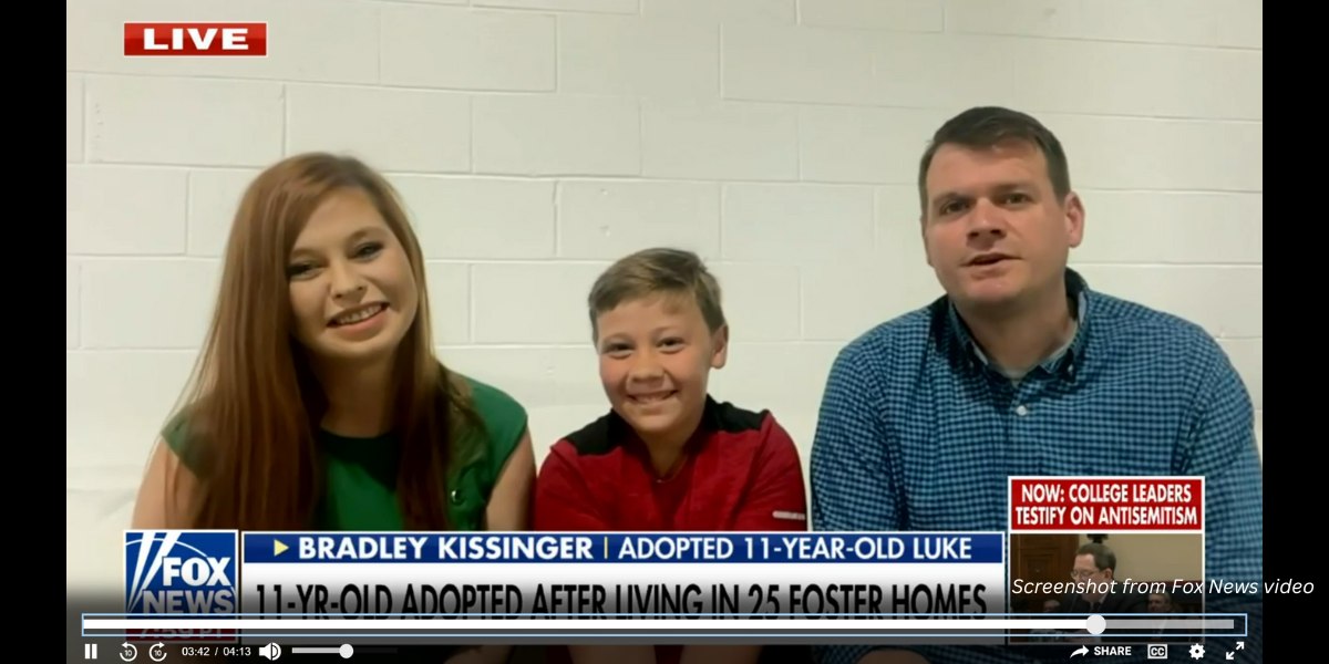 After 25 foster families, this 11-year-old has finally found a forever ...