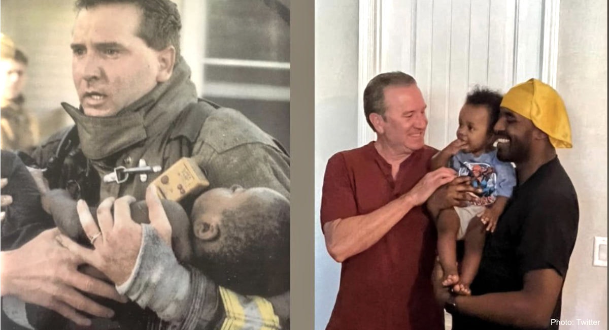AMAZING: Firefighter reunites with boy he rescued 23 years ago | Live ...