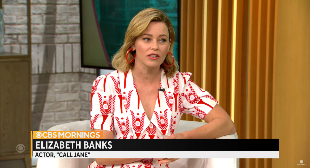 Actress Elizabeth Banks touts abortion’s ‘safety’ as she promotes her ...