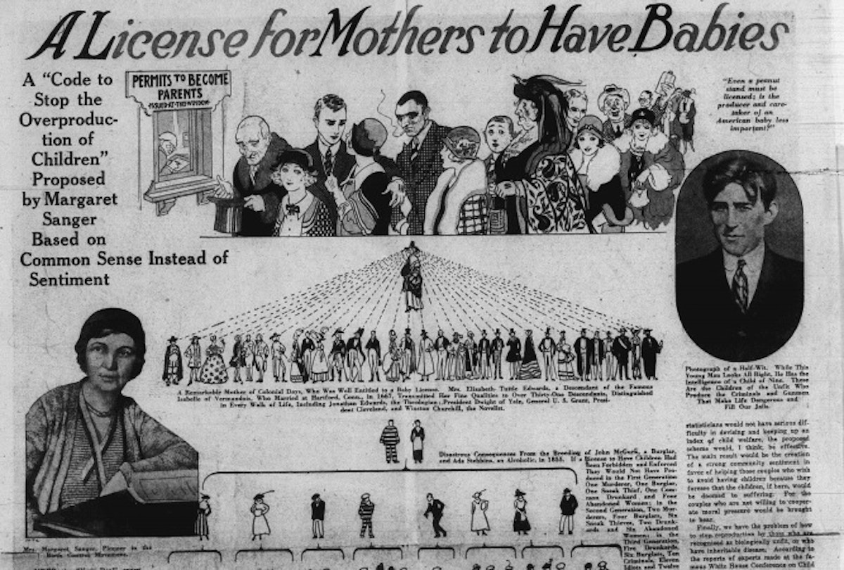 History Highlight: Proponents of eugenics, population control, and ...
