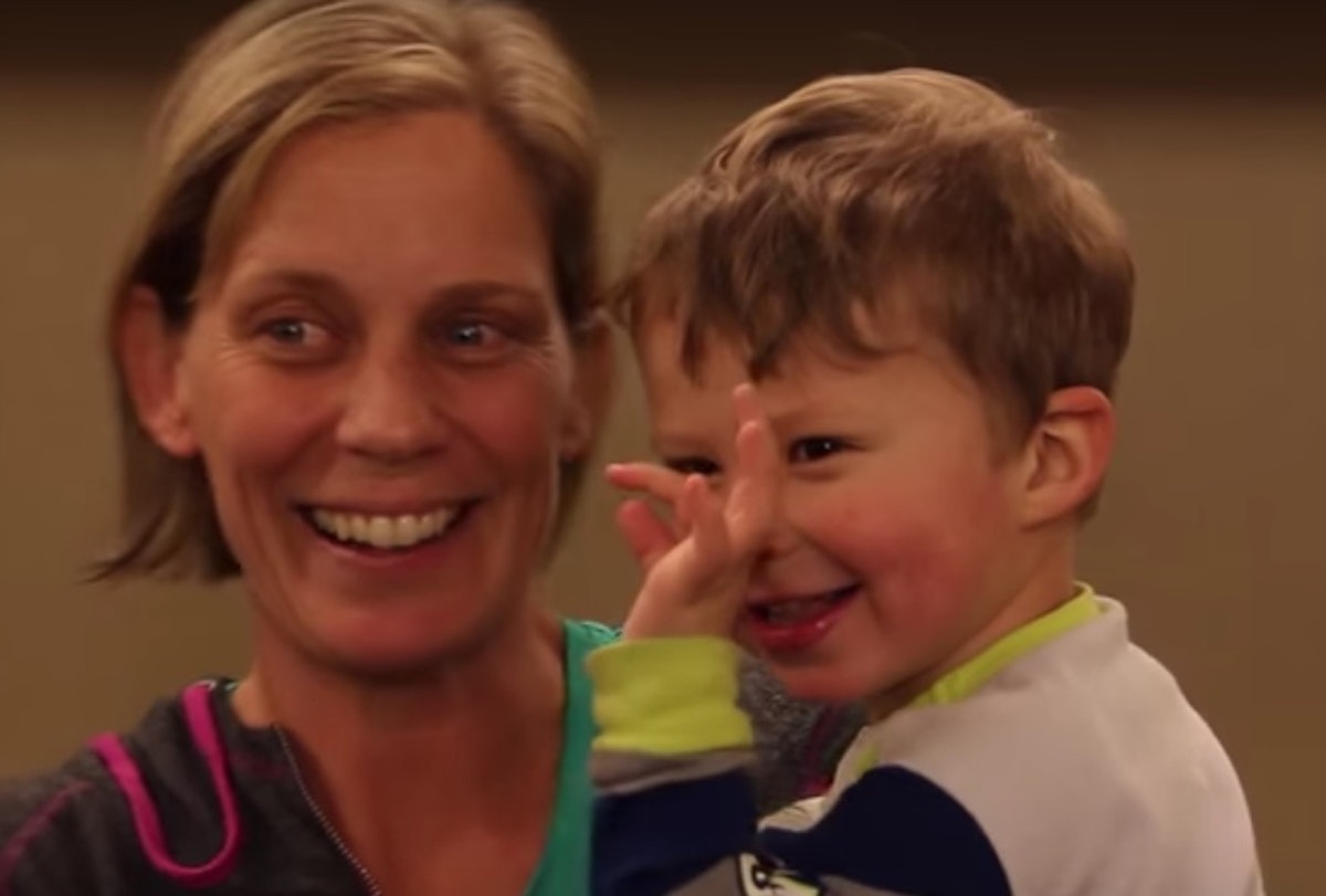 Baby Cash was saved from abortion after his mom saw him on the ...