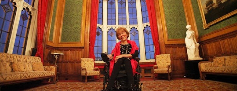 Baroness Jane Campbell defends the disabled against assisted suicide in ...