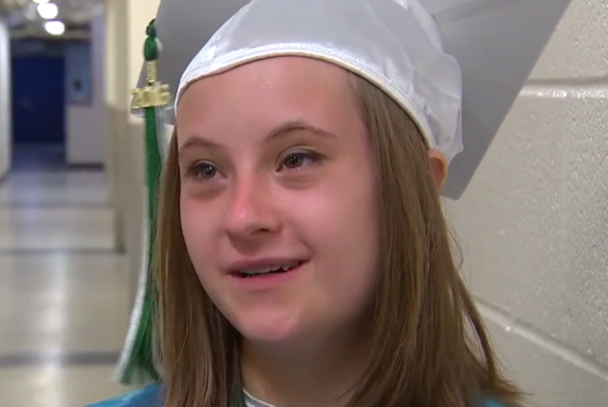 Madison has Down syndrome, but she graduated high school with a 3.7 GPA ...