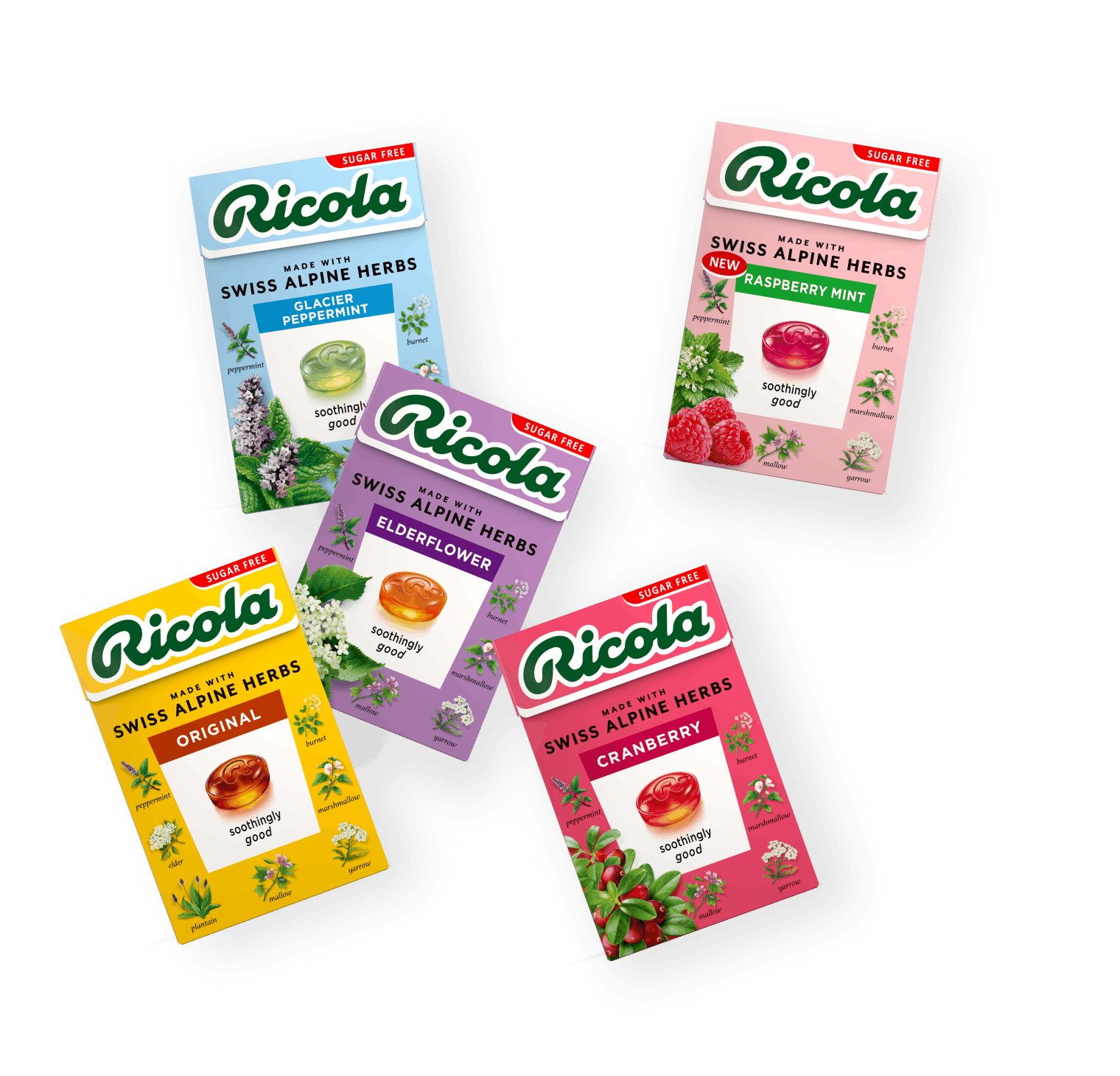 Ricola The Original Swiss Herbal Sweets - Sugar Free 45g