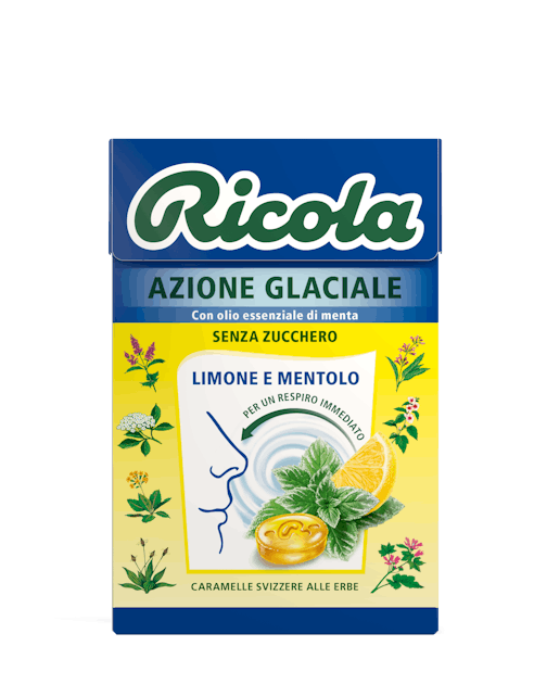 Our Sugar Free Extra Strong Icy Lemon Herbal Drops | Ricola