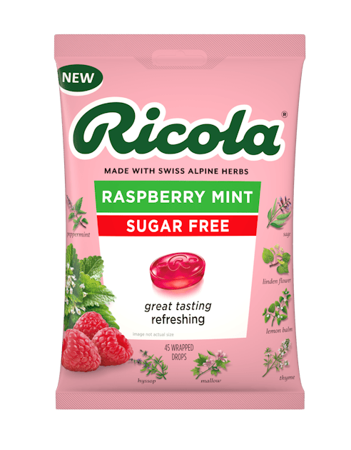 Find Our Sugar Free Raspberry Mint Herbal Drops | Ricola