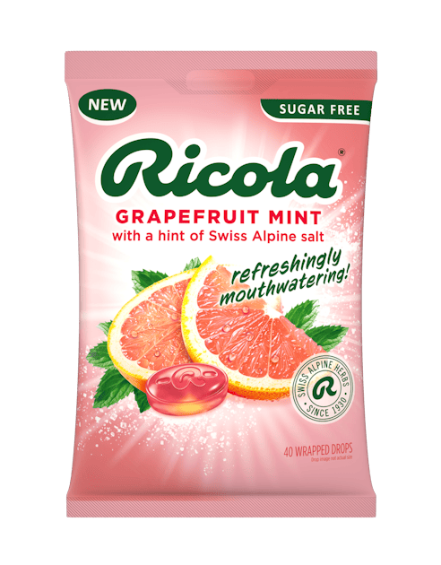 Try Our Grapefruit Mint Herbal Drops Made with Salt | Ricola