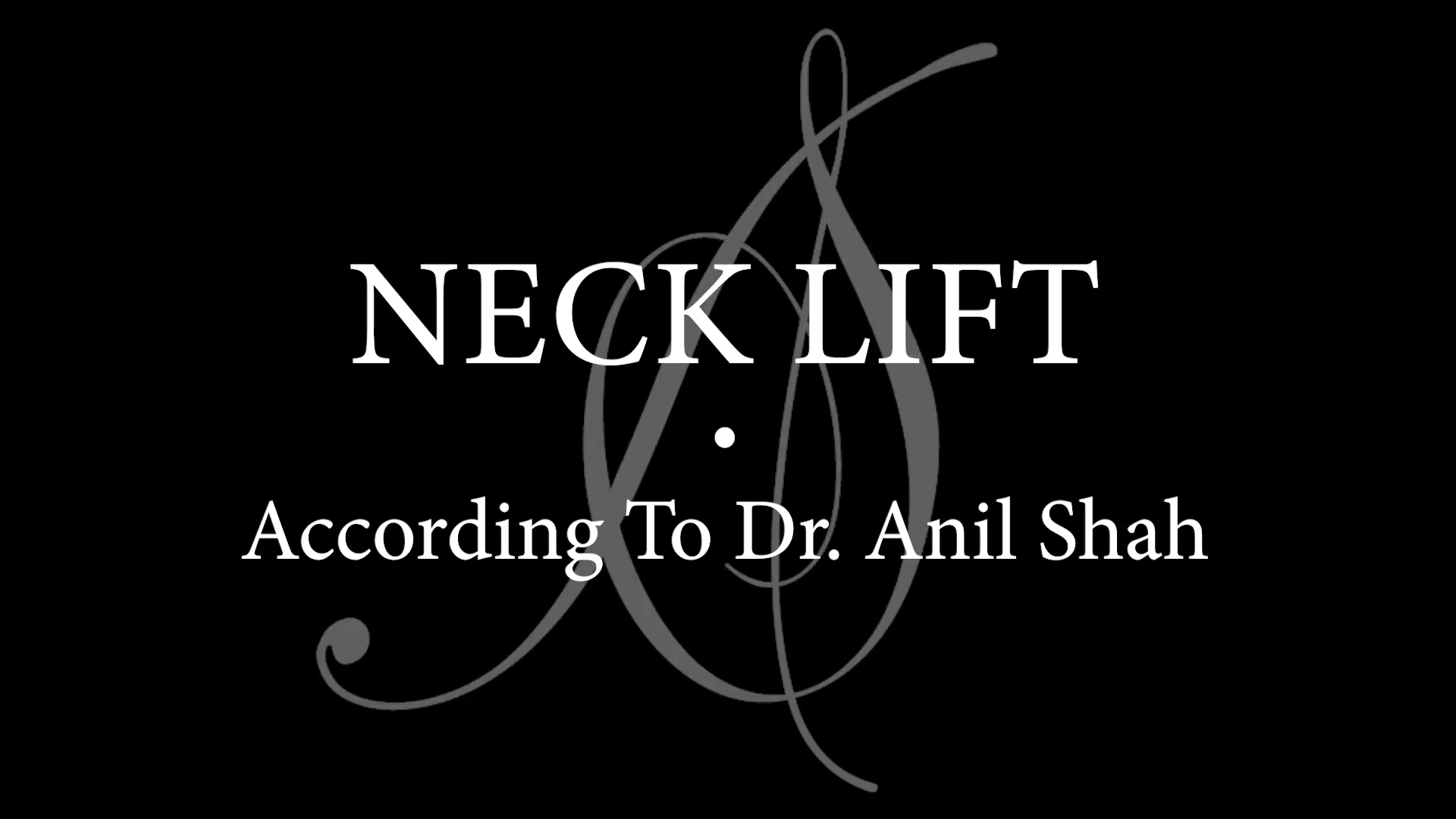 Neck Lift Chicago | Dr. Anil Shah