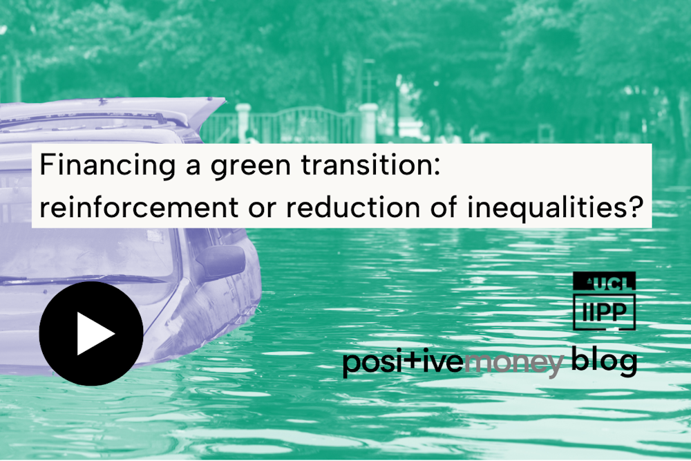 Financing a green transition: reinforcement or reduction of global ...