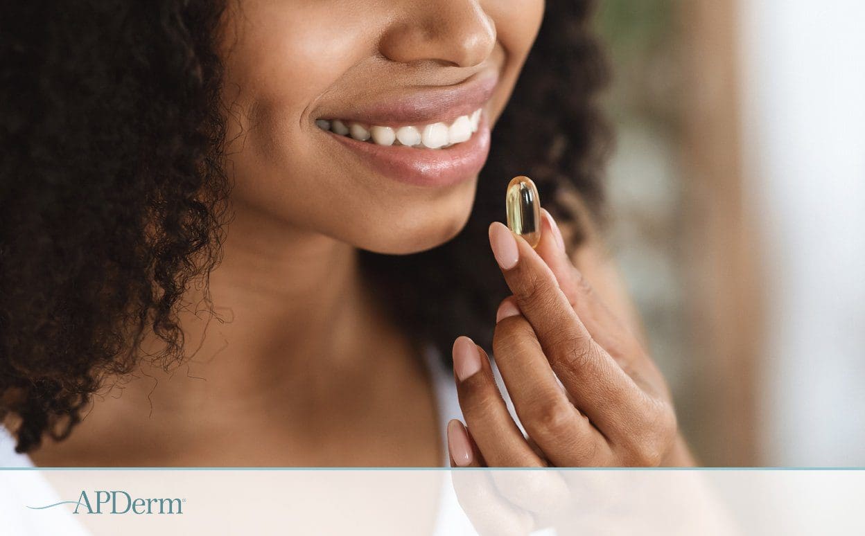 Fight free radicals with this oral supplement that offers UV protection