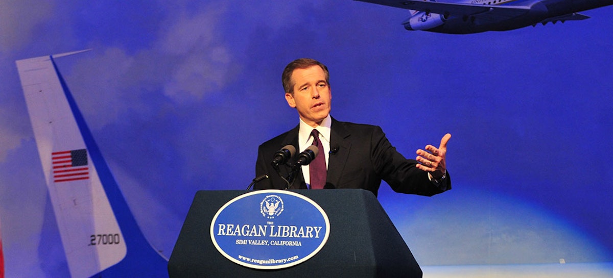Host, NBC Nightly News Brian Williams | The Ronald Reagan Presidential ...