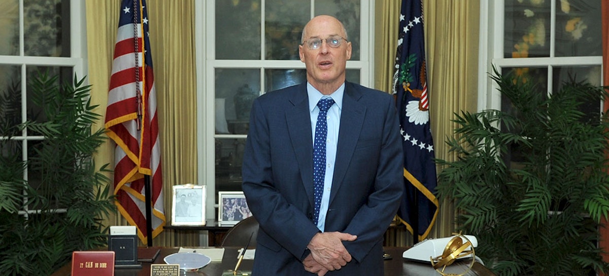 United States Secretary of the Treasury Henry Paulson Henry Paulson ...