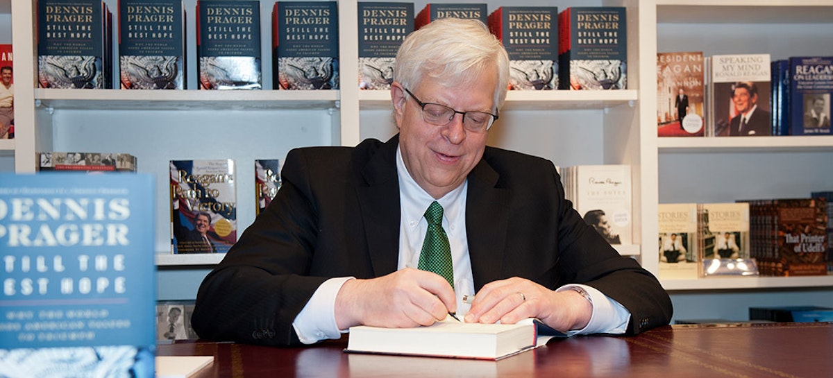Lecture and Book Signing with Dennis Prager | The Ronald Reagan ...