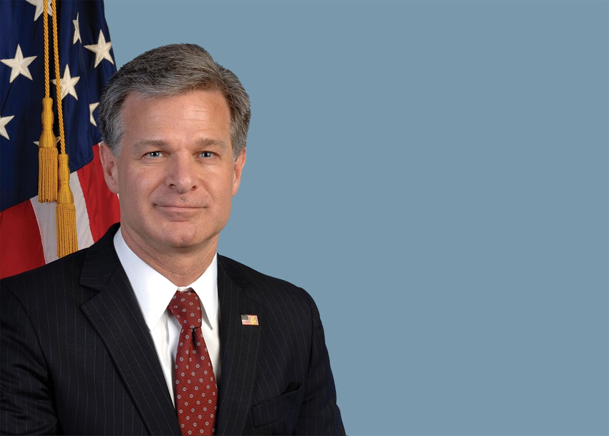 Onstage at the Reagan Library with Christopher Wray | The Ronald Reagan ...