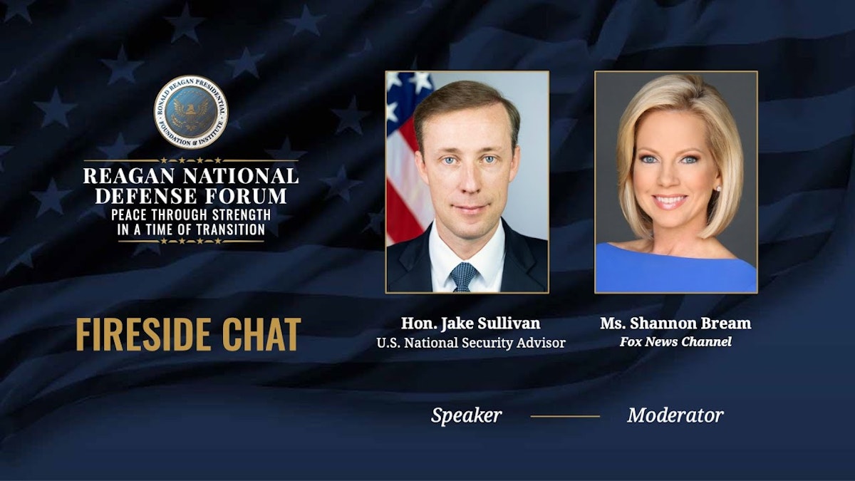 Fireside Chat With The Honorable Jake Sullivan, U.S. National Security ...