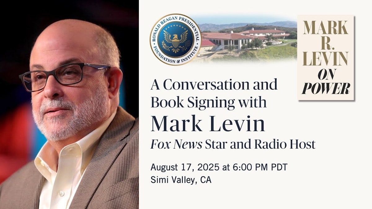 Mark Levin at the Reagan Library | EXCLUSIVE | The Ronald Reagan ...