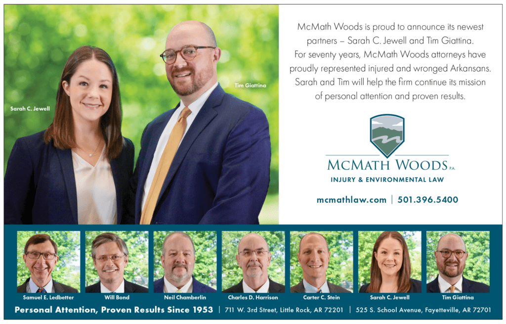 Sarah Jewell and Tim Giattina Named Partners at McMath Woods P.A ...