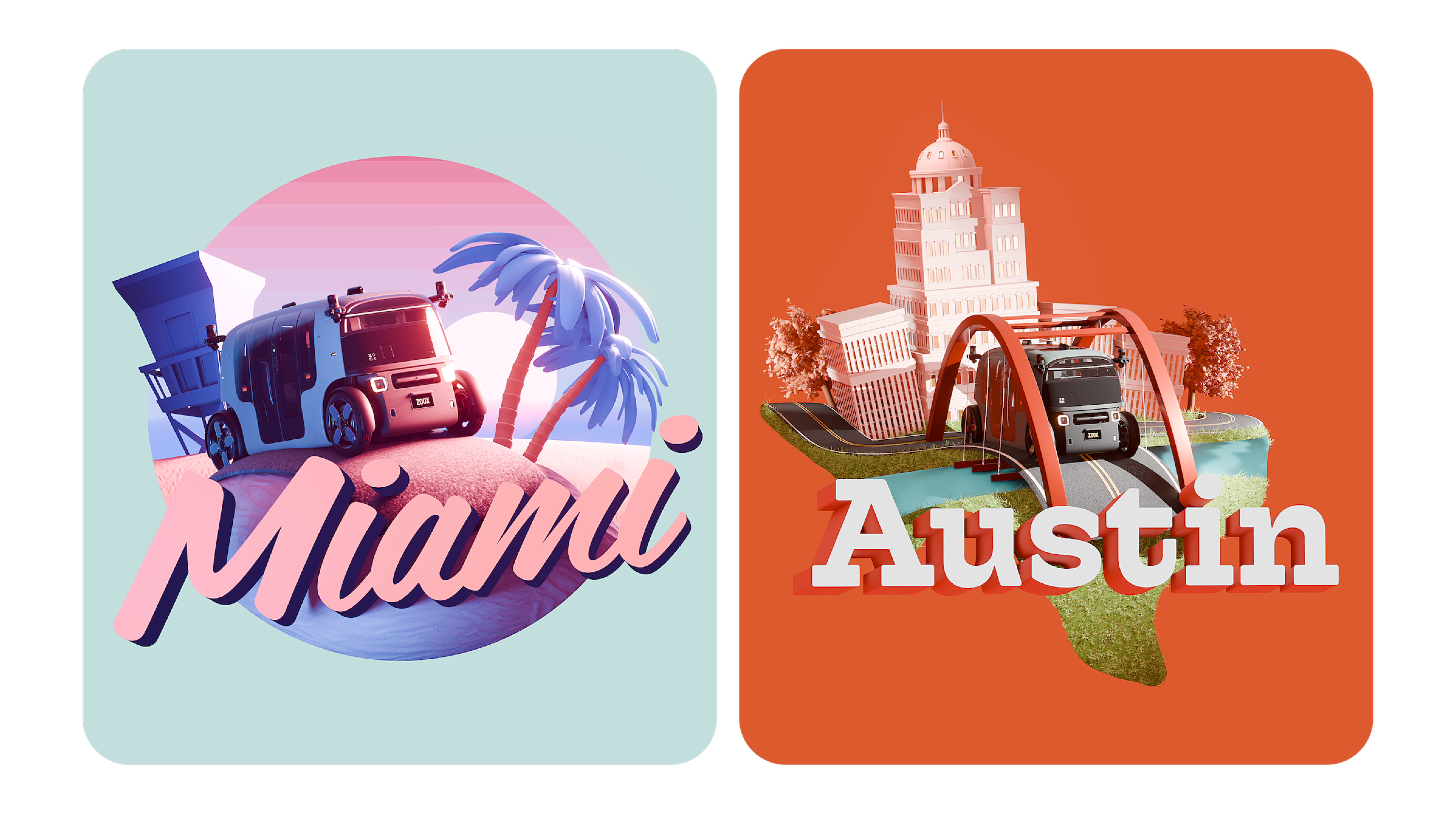 We’re expanding testing to Austin and Miami | Zoox