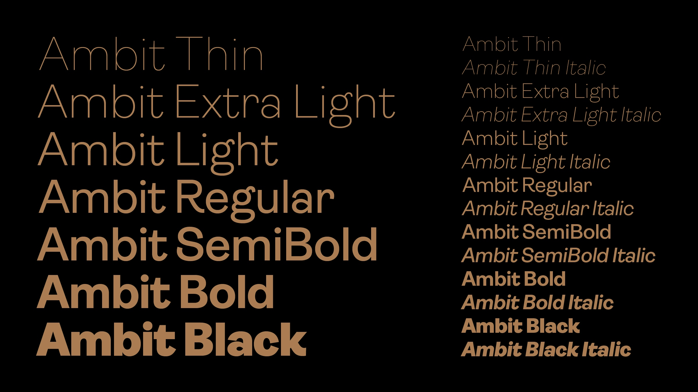 Ambit | CoType™ Foundry