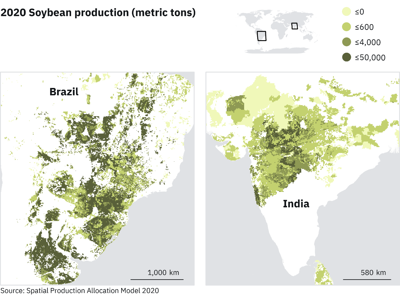New Data Shows Where, and How Much, Crops are Produced