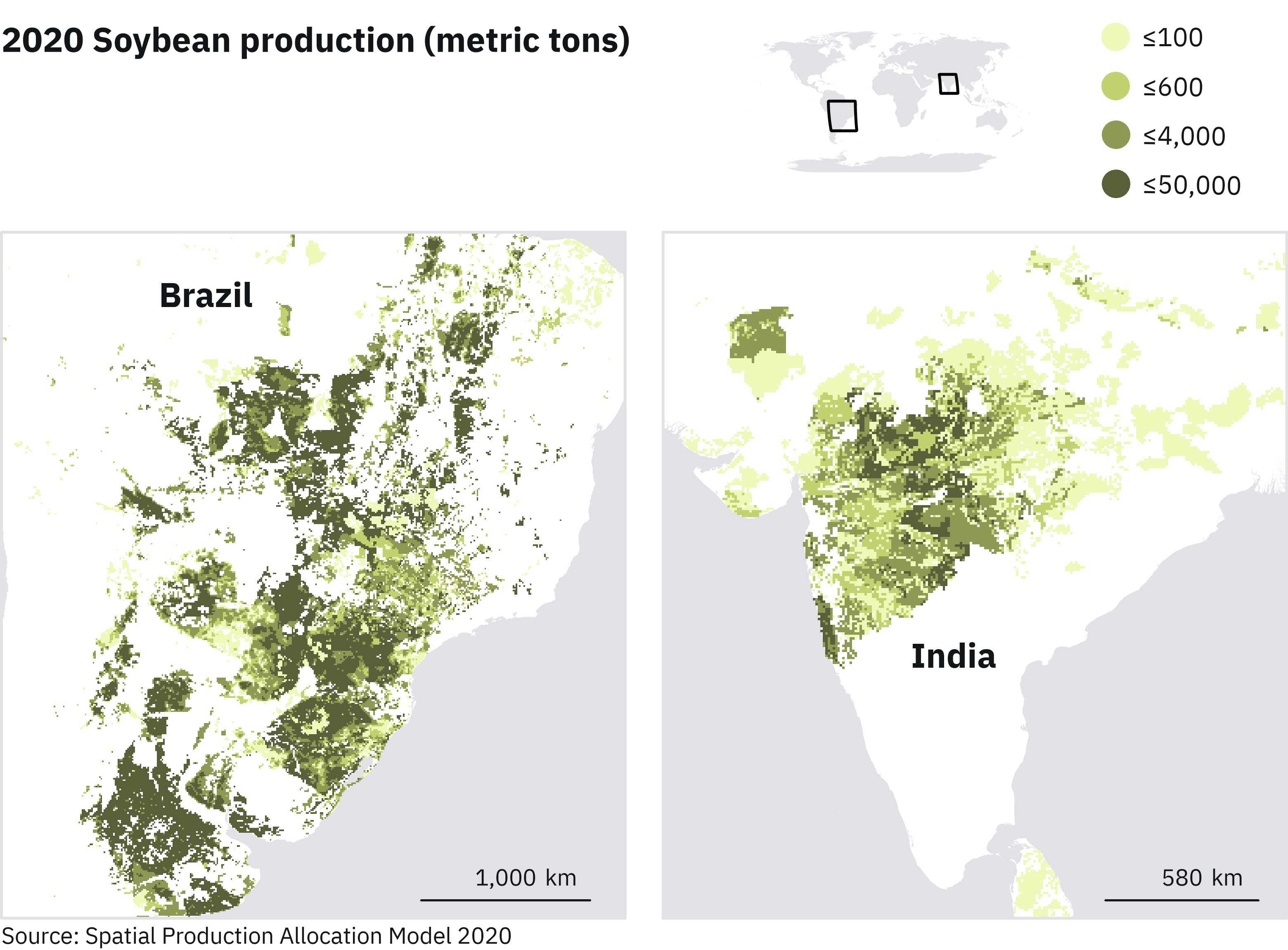 New Data Shows Where, and How Much, Crops are Produced