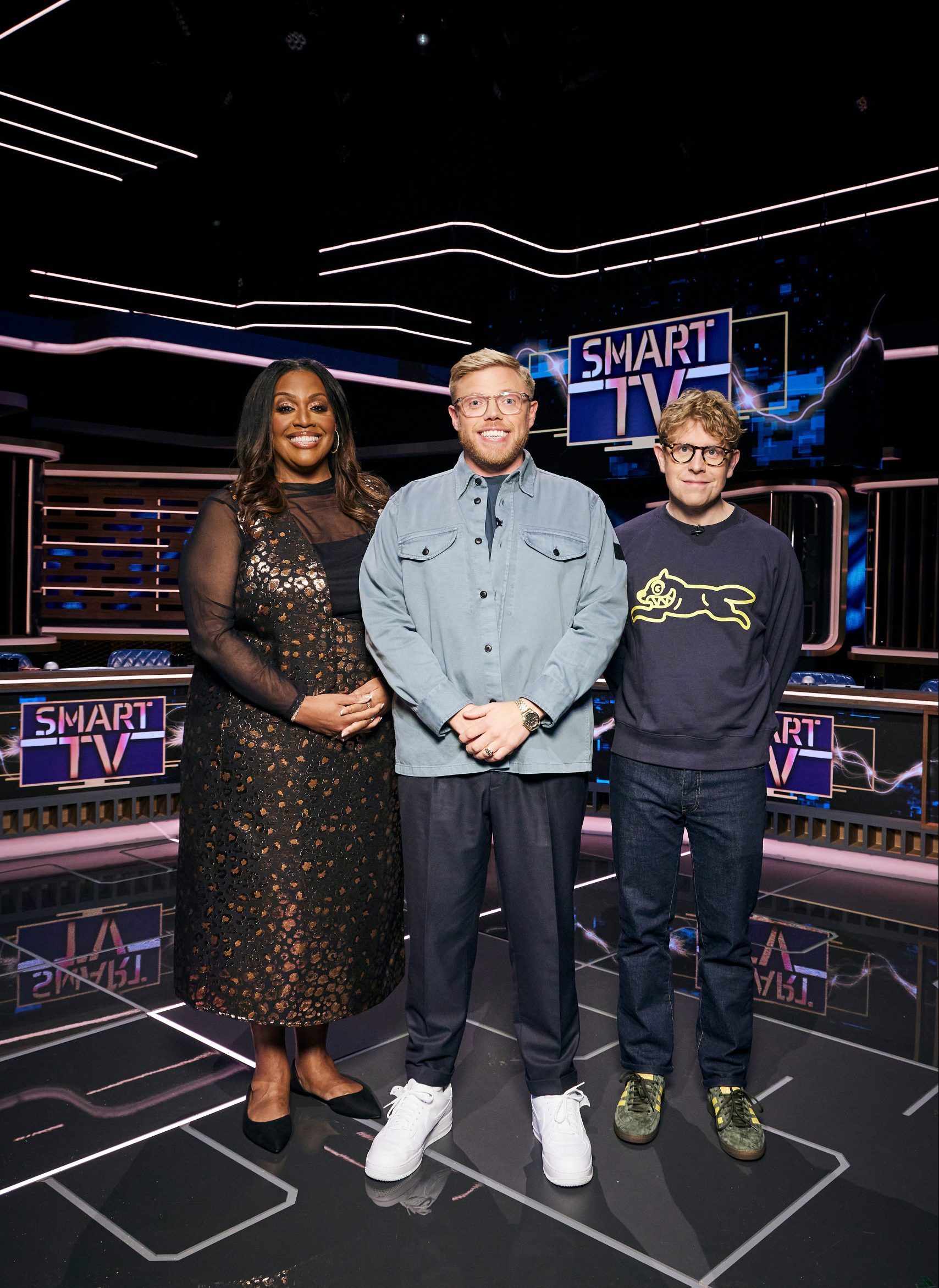 Brand new comedy show Rob Beckett’s Smart TV featuring team captains ...