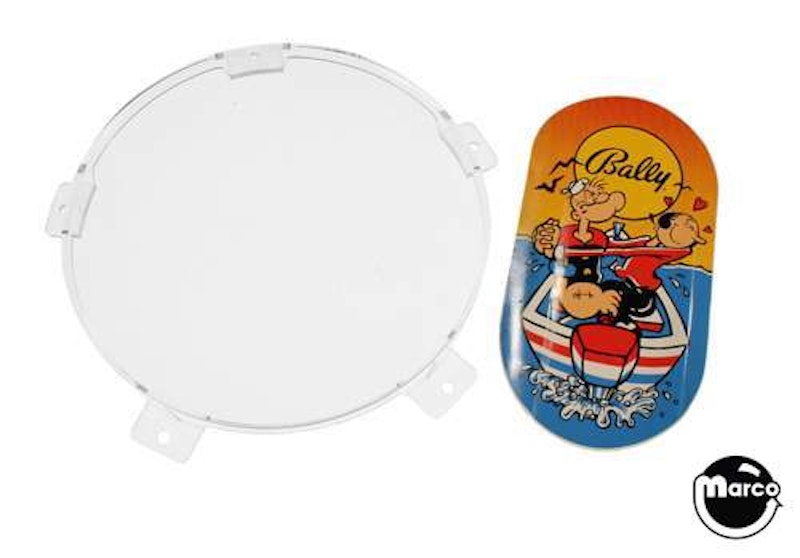 03-8947 - POPEYE (Bally) Window - Marco Specialties Pinball Parts