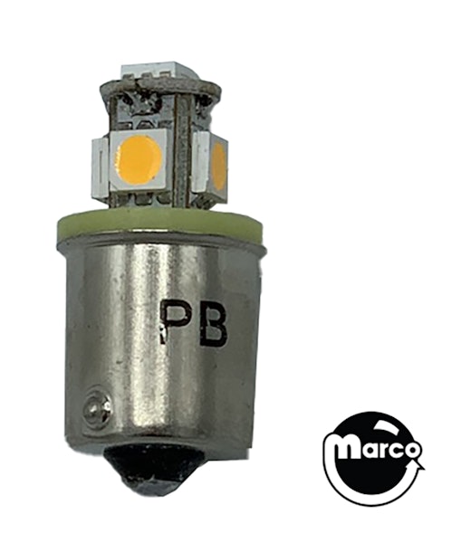 05-89W - LED lamp #89 base white - Marco Specialties Pinball Parts