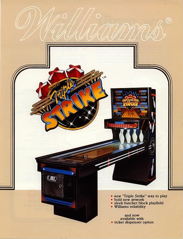 1093 - TRIPLE STRIKE Shuffle (United) - Marco Pinball Parts