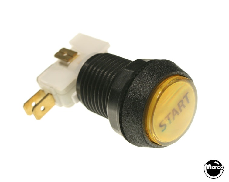 20-9663-1 - Pushbutton 1 inch round yellow 'Start' - Marco Specialties ...