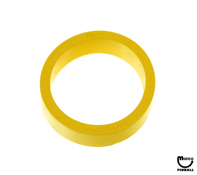 23-6519-6 - flipper ring-yellow 38-6519-6 - Marco Specialties Pinball Parts