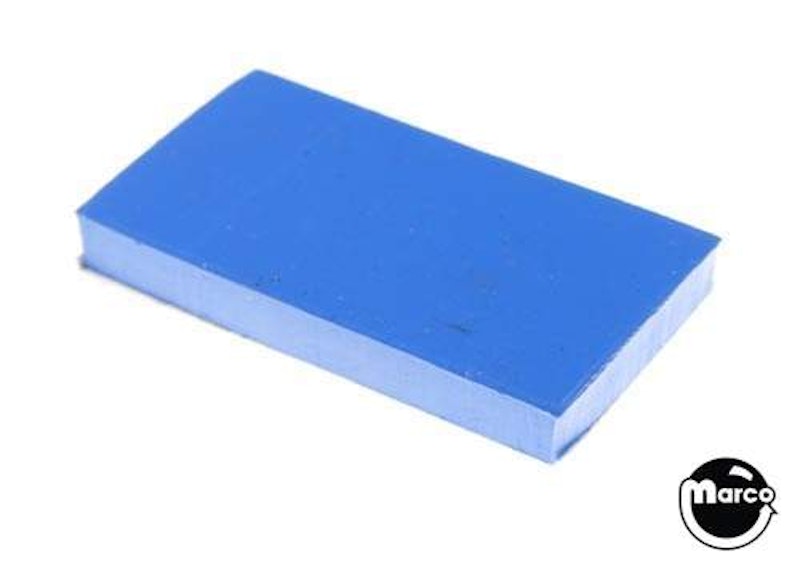 23-6674 - Damper pad blue 2.25 x 1.25 x 0.25 inch - Marco Specialties ...