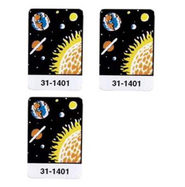 31-1401 - PINBOT (Williams) target decals - Marco Specialties Pinball Parts