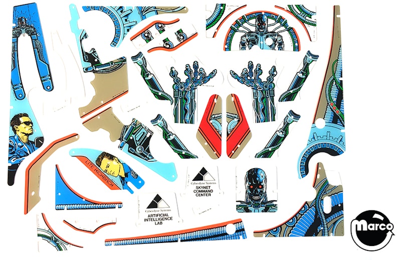 31-1-50013 - TERMINATOR 2 (Williams) plastics set - Marco Specialties ...