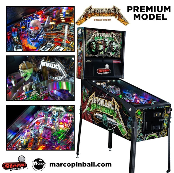 500-55X5-11 - METALLICA REMASTERED PREMIUM (Stern) Pinball Machine ...