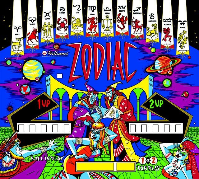 524 - ZODIAC (Williams) - Marco Pinball Parts