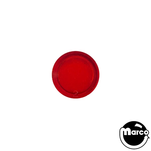 550-5007-02 - Insert - round 3/4 inch clear red plain - Marco ...